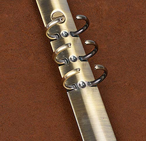 Ditac Size A5 Genuine Leather Journal, 9.6 X 6.8 Inch, A Handmade Leather Refillable Binder Executive Business Journal, Made of All Natural Thick Leather (Thick Leather)