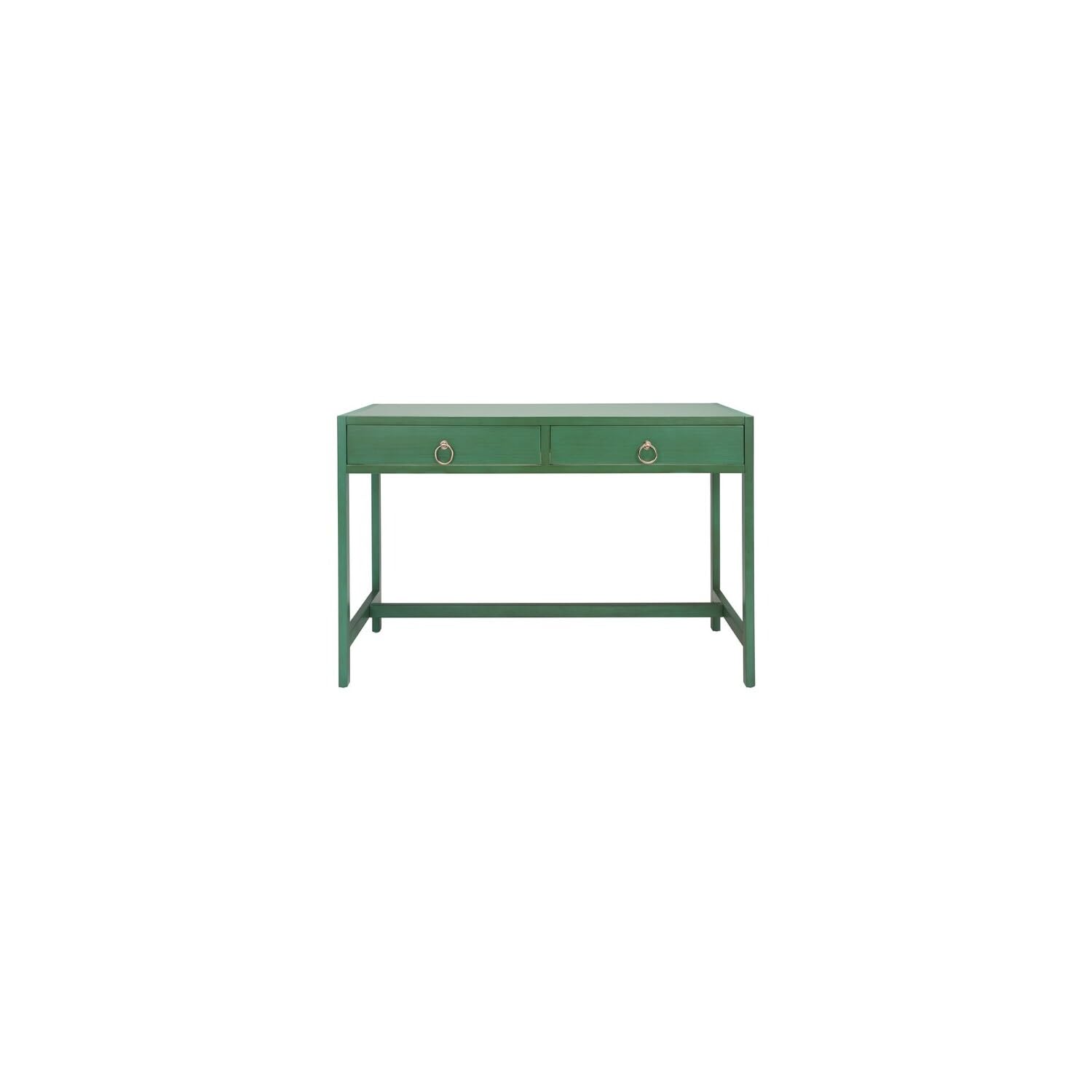 SAFAVIEH Home Collection Esther Turquoise 2-Drawer Desk
