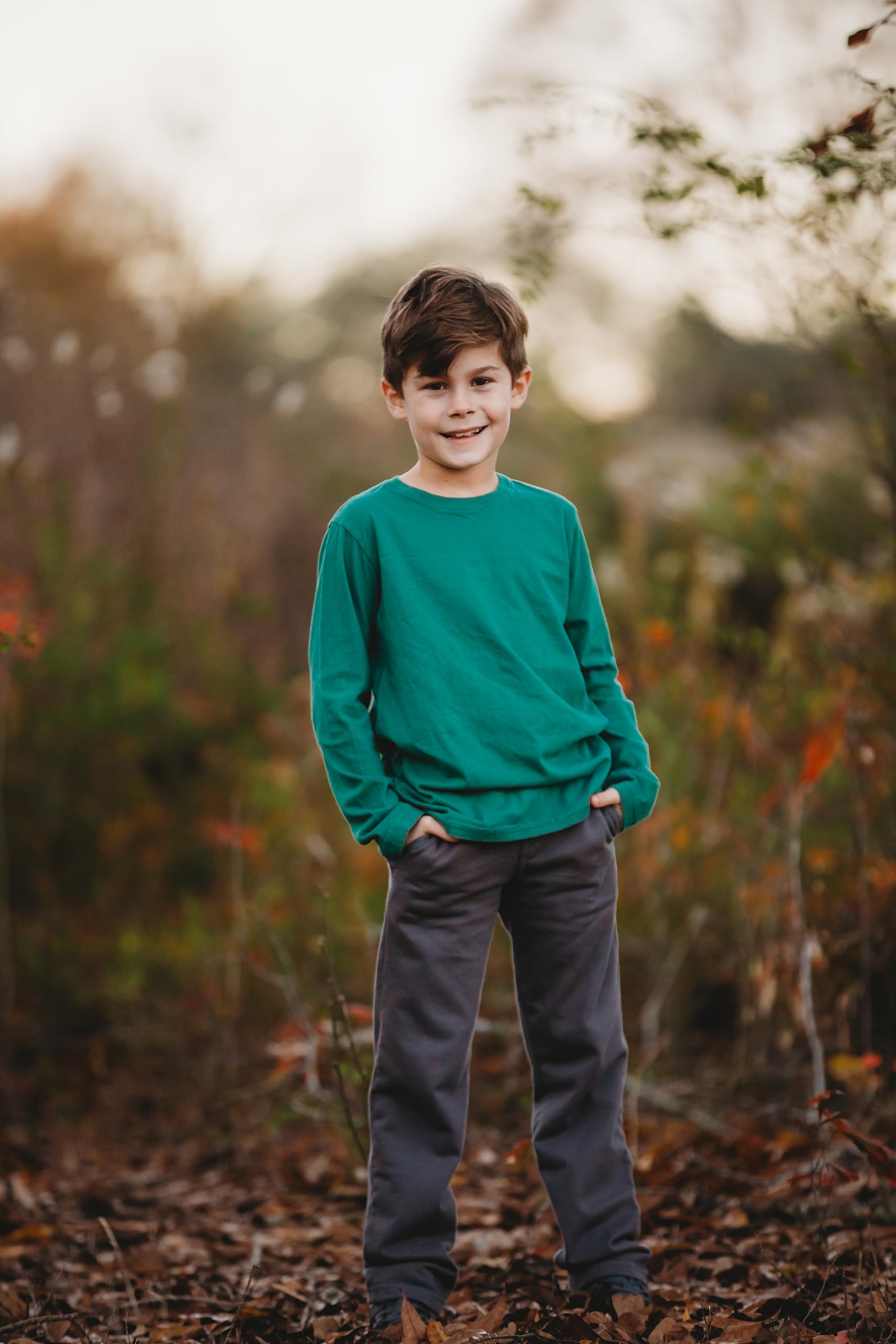 City Threads Big Boys' Cotton Long Sleeve Tee Base Layer for Fall Winter School or Play - Sensitive Skins or SPD Sensory Friendly Kids Clothing, Black, 14