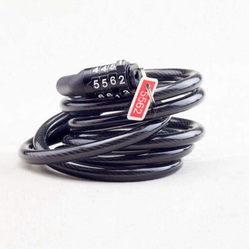 4 Digit Bike Anti Theft Chain Lock Foldable Mini Cycle Folding Lock Security Steel Lock for Bike Motorcycle Bicycle 1M