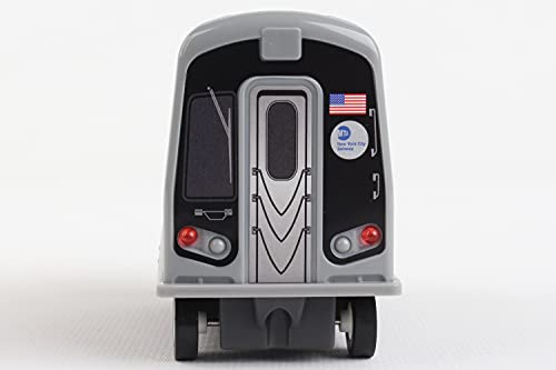 Daron MTA Subway Pullback Toy w/ Light & Sound TT3501 Grey