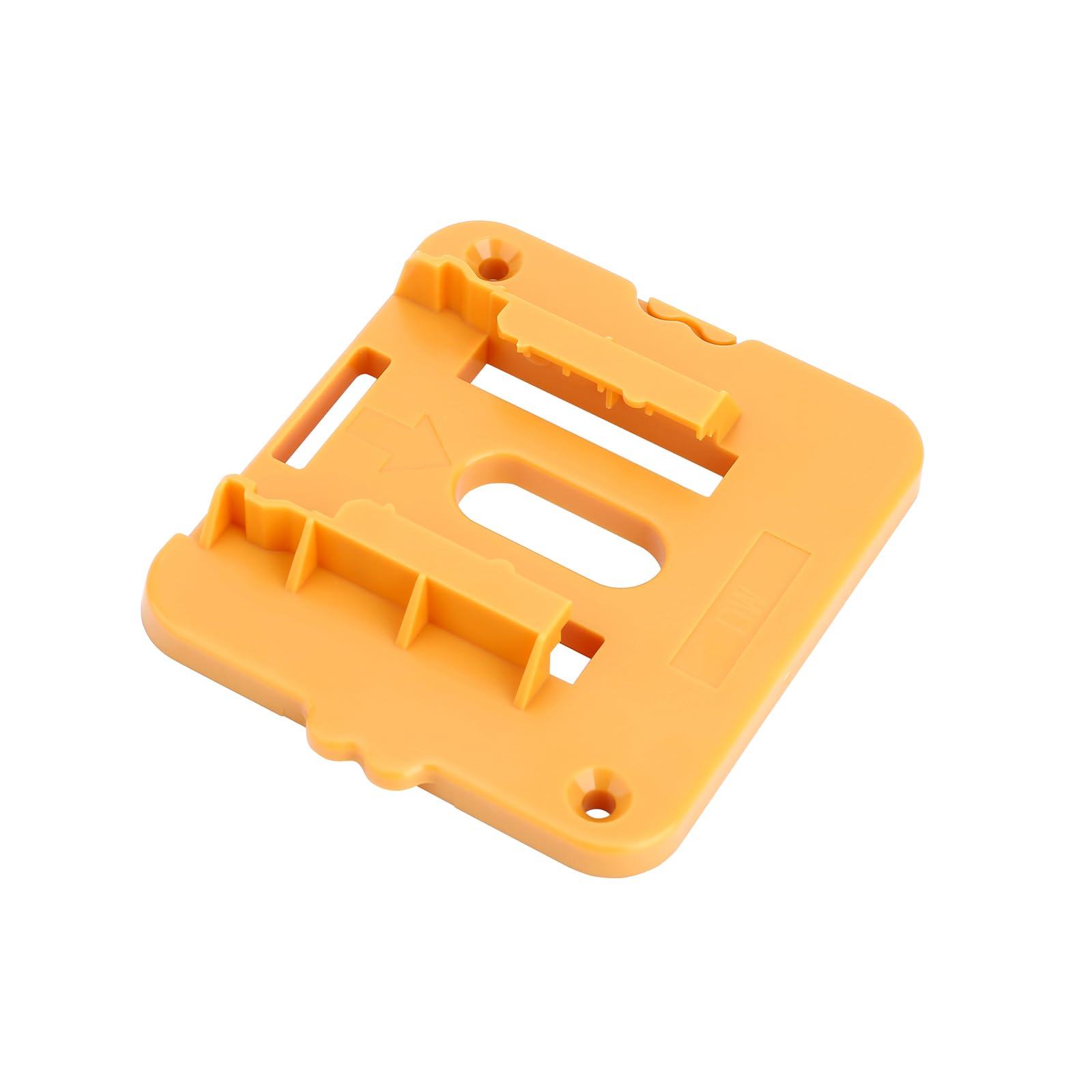 5 Pack Battery Mount Holder with Screws, Compatible with Dewalt 20V Max Battery Dock Holder, Fit for DCB201 DCB203 DCB204 DCB206 60V Battery DCB606 DCB609
