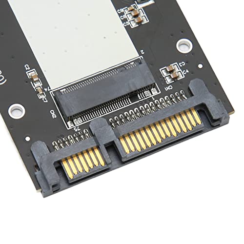 2.5in SSD Hard Drive Adapter Box, M.2 to III SSD Enclosure 6Gbps Transmission Good Heat Dissipation Ultra Thin for Computer