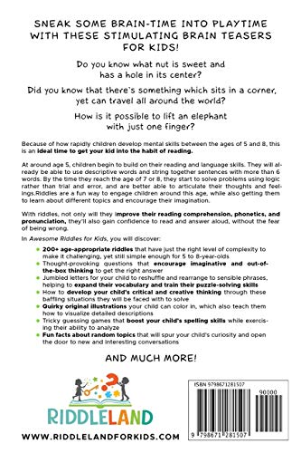 Awesome Riddles and Trick Questions For Kids: Puzzling Questions and Fun Facts For Ages 5 to 8 (Riddles for Kids)