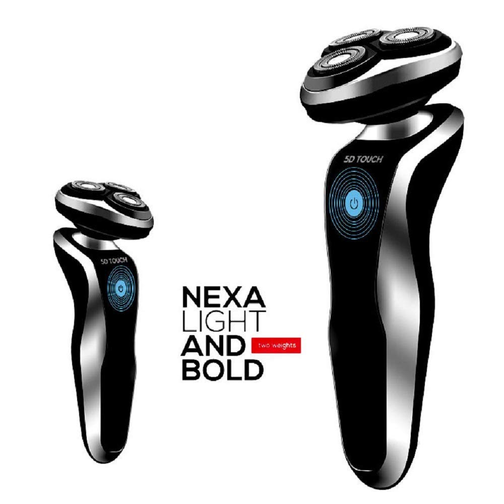 4 in 1 Multifunctional Waterproof Smart Electric Shaver Rechargeable 3D Rotary Shaver Razor Wet & Dry Rotary Shavers for Men Electric Shaving Razors