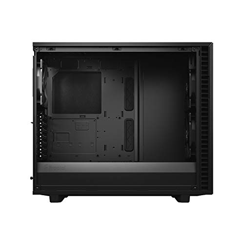 Fractal Design Define 7 Black Brushed Aluminum/Steel E-ATX Silent Modular Dark Tempered Glass Window Mid Tower Computer Case