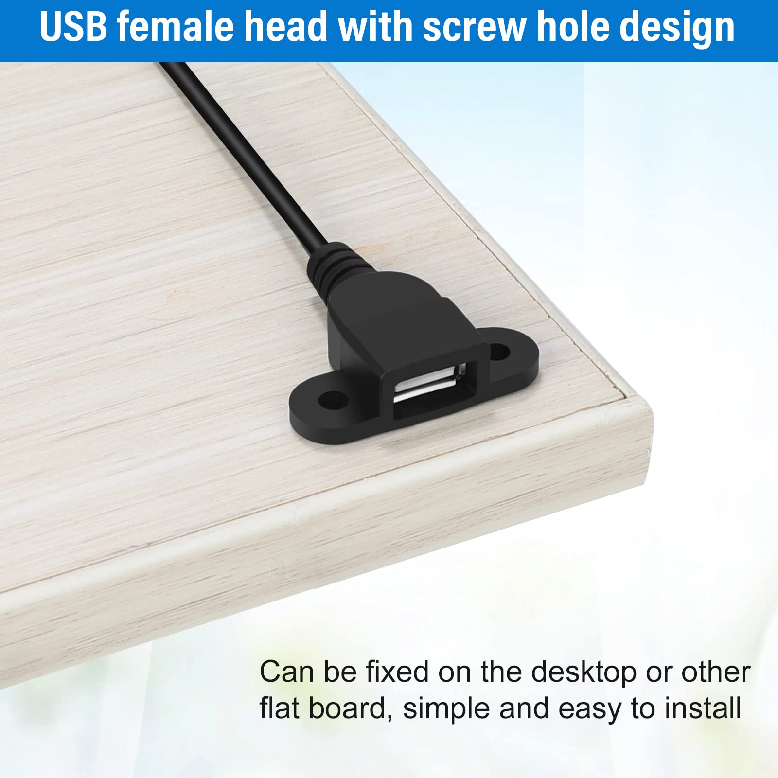 3A 15W DC 12V to 5V USB Female Buck Converter Adapter Step Down Charging Module,USB Female Head with Screw Hole can be Used for Panel Installation