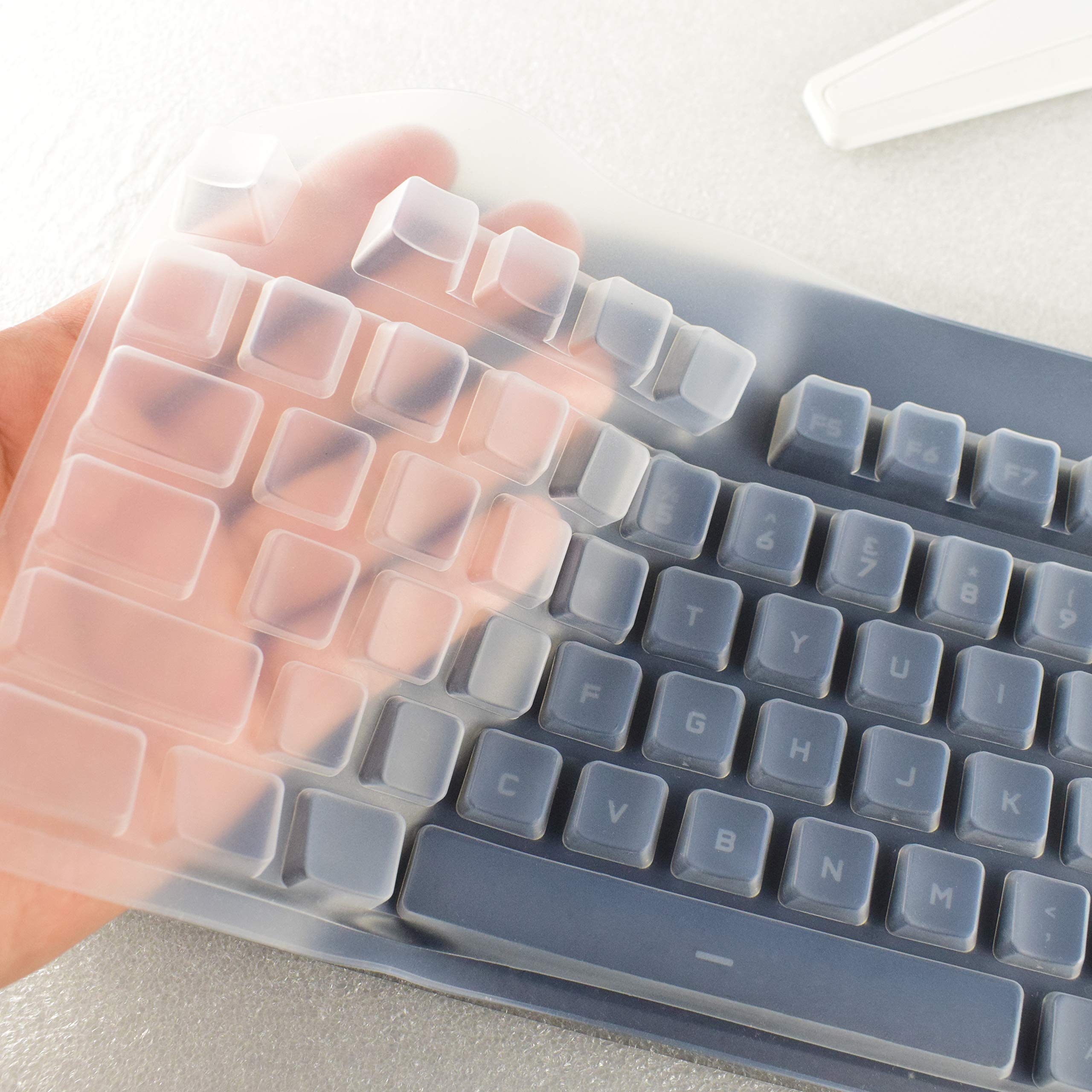 Keyboard Cover for Logitech G Pro & Logitech G Pro X Shroud Mechanical Keyboard, Logitech G Pro Keyboard Cover Protector - Clear