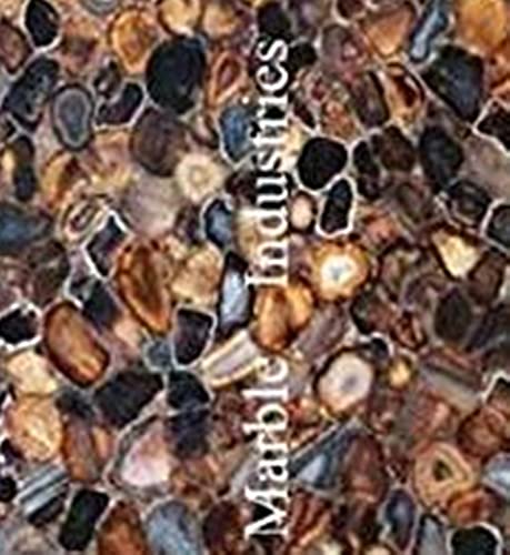 24"x18" Mix Multi Colour Agate Table Top Rectangular Table, Center Table, Coffee Table, Patio Table, Hallway Table, Living Room Furniture