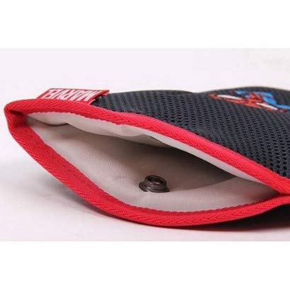 Marble Hero Kids Car Seat Safety Belt Cover, 1P, Spider Man Black#