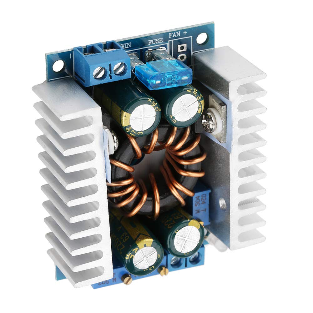 DC Boost Converter, DC-DC Step Up Converter Board 10-32V to 12-60V Voltage Regulator Booster Module Adjustable Voltage Step Up Power Supply Module