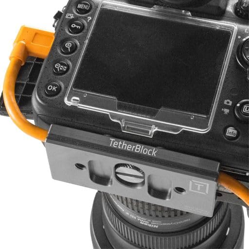 Tether Tools TetherBlock Arca Graphite - Cable Connection and Port Protector for Tethered Photography