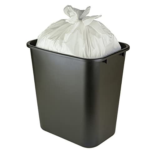 Amazon Basics 8 Gallon Flap Tie Trash Bags, 80 Count Fresh Scent