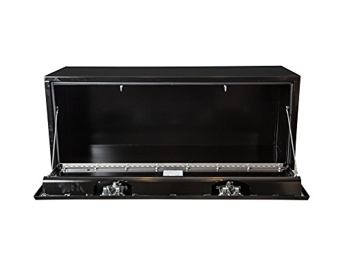 Buyers Products 1702110 Black Steel Underbody Truck Box with Paddle Latch, 18 x 18 x 48 Inch