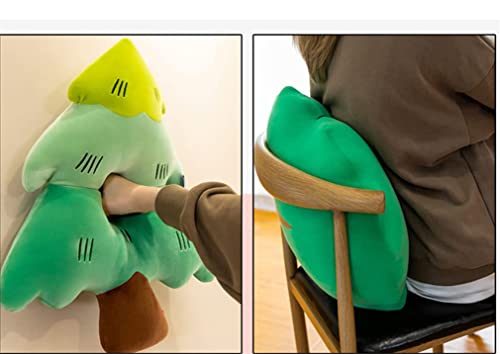 AZCHEN Decorative Leaf Pillow Green Leaf Pillow Cute and Funny Pillow Sofa Bedroom Throw Pillow (50 CM, Green 1)