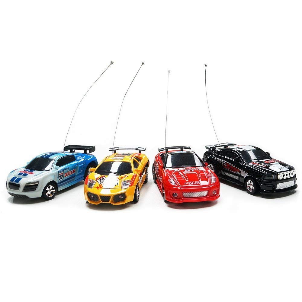 ARRIS Mini RC Car, Radio Remote Control Micro Racing Can RC Car Toy Gift for Kids (2pcs)…
