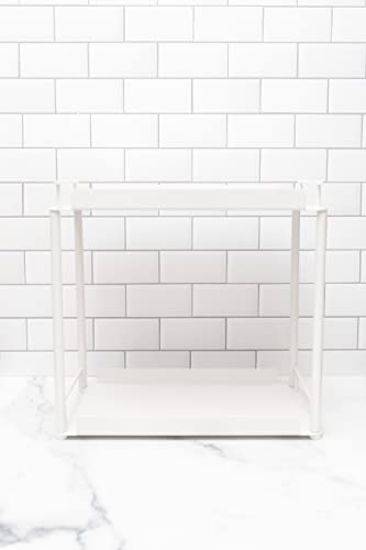 Buzzelli Company 2-Tier Standing Rack Countertop Storage Shelf, Organizer Holder