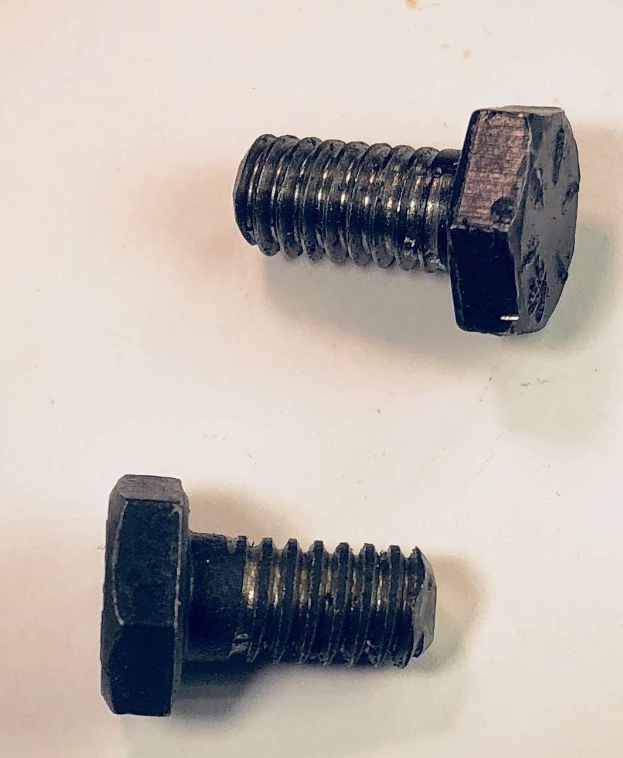 Serval Products 1/4-20 X 1 Left Hand (Reverse) Thread Hex Bolt Grade 8 Full Thread (2-Pack)