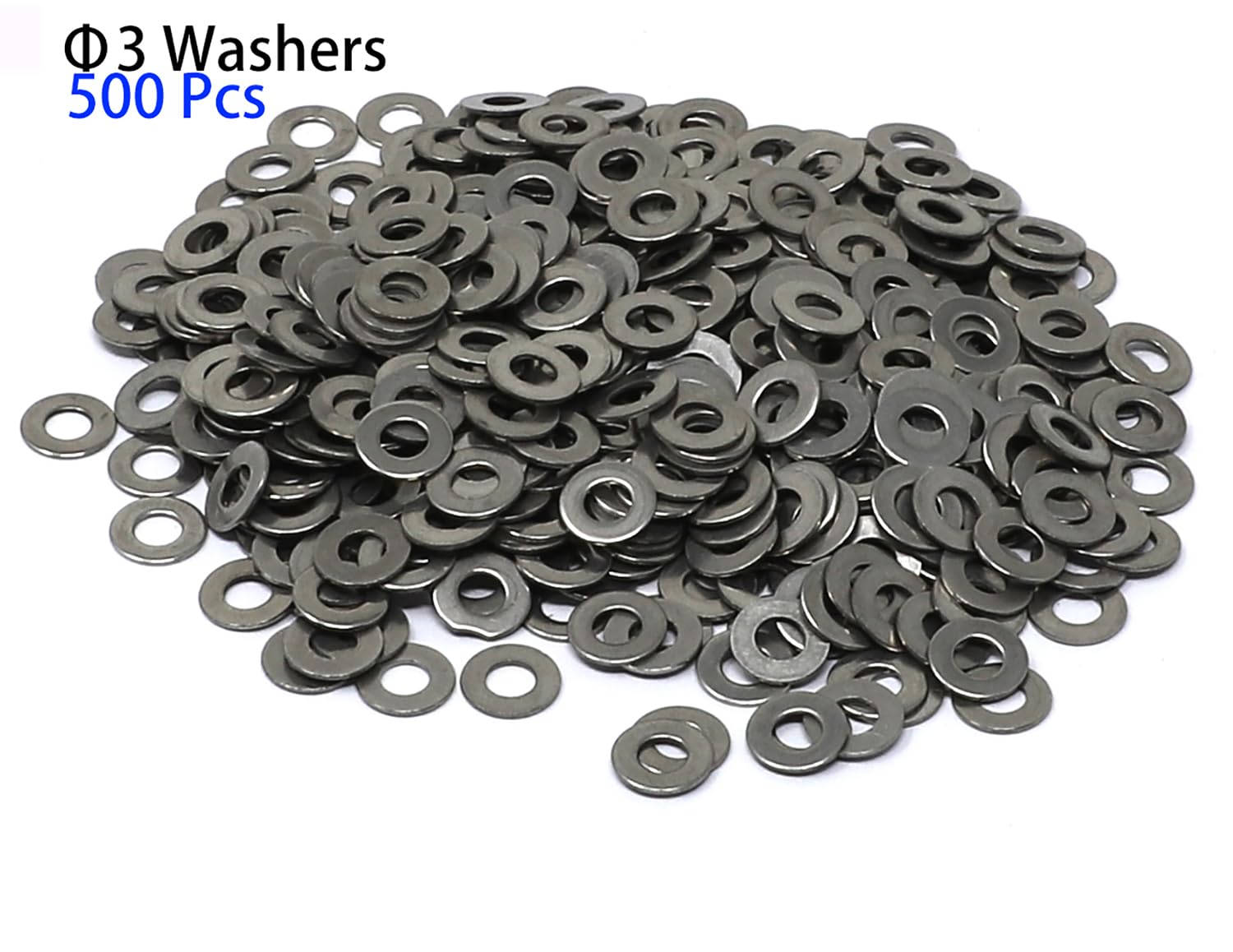 iexcell 1500 Pcs M3 x 4/6/8/10/12/16/20/25/30/35/40/45/50 Stainless Steel 304 Hex Socket Head Cap Screws Blots Nuts Washers Assortment Kit