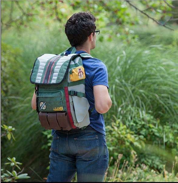 AbbonyDuo For Boba Fett Laptop Backpack Bounty Hunter Travel Backpack PC Tablet Big Capacity knapsack