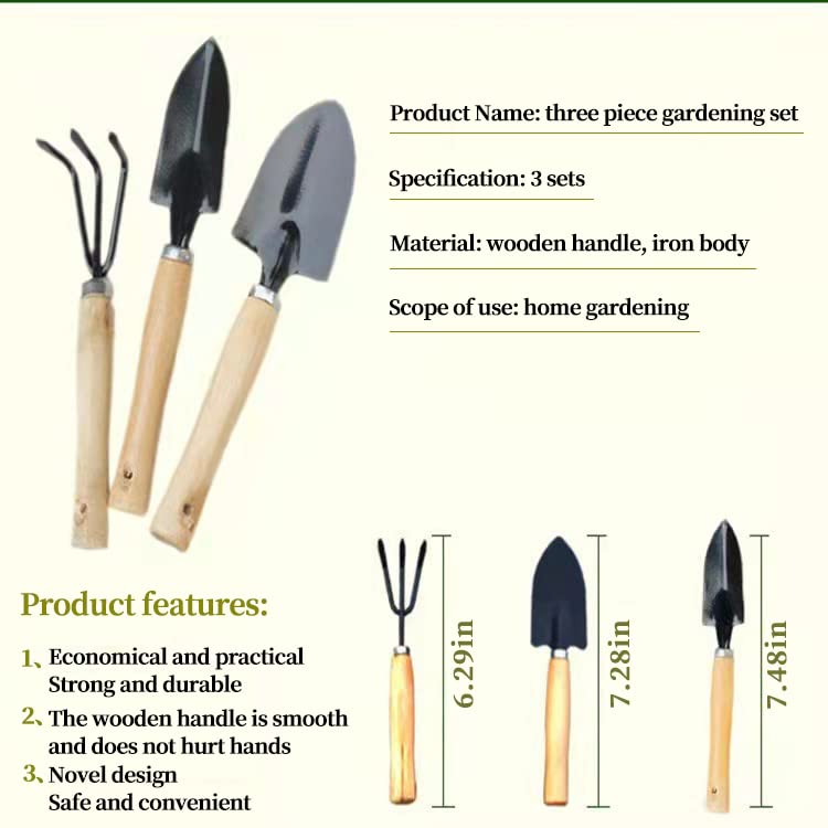 3Pcs Succulent Tools, This Tool Set is Especially Suitable for Office Gardening, Desktop Gardening and Indoor Bonsai,It Helps You All Kinds of Small Potted Plants,Meets Your Gardening Needs