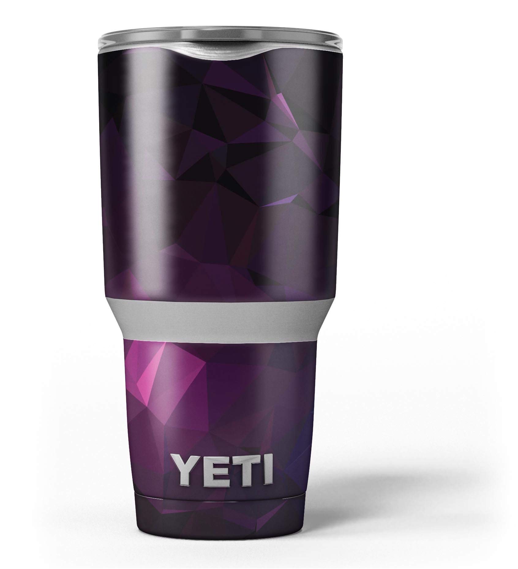 Design Skinz Pink Geometric V10 - Skin Decal Vinyl Wrap Kit Compatible with The Yeti Rambler Cooler Tumbler Cups