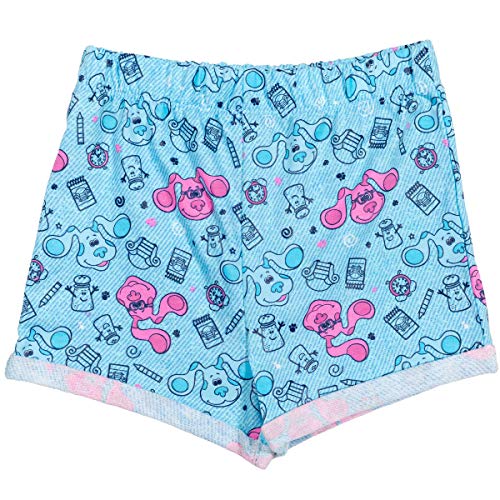 Nickelodeon Blue's Clues Toddler Girls Graphic T-Shirt French Terry Shorts Set Pink 2T