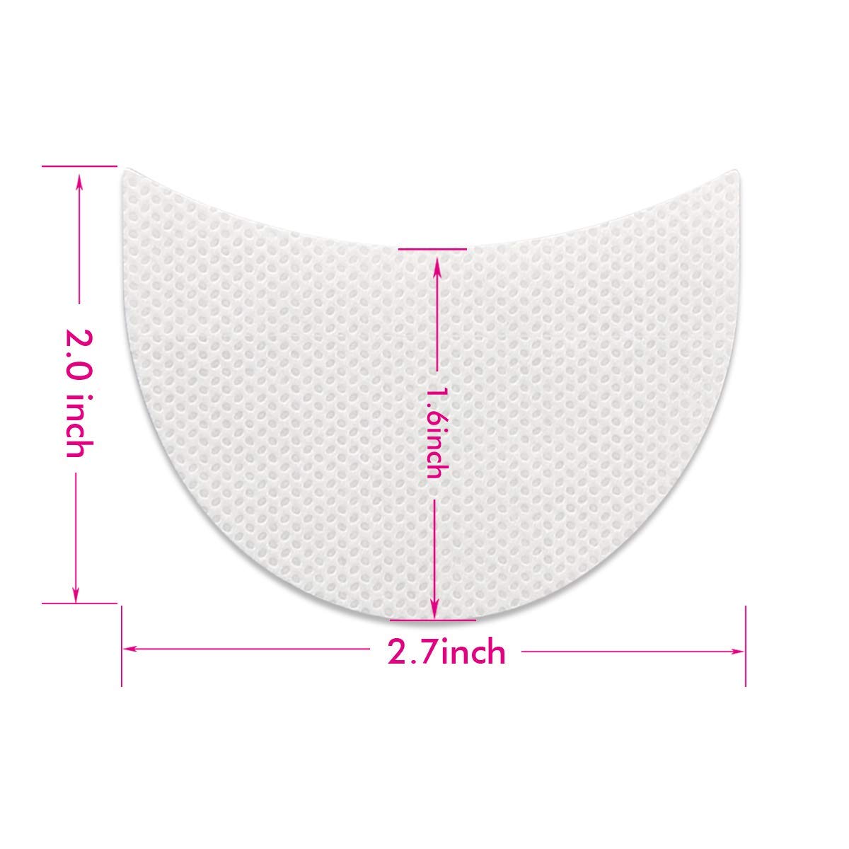 TailaiMei 120 Pcs Eyeshadow Shields, Eyeshadow Stencil for Prevent Makeup Residue, Lint Free Gel Pad for Eyeliner, Eyelash Extensions and Lip Makeup