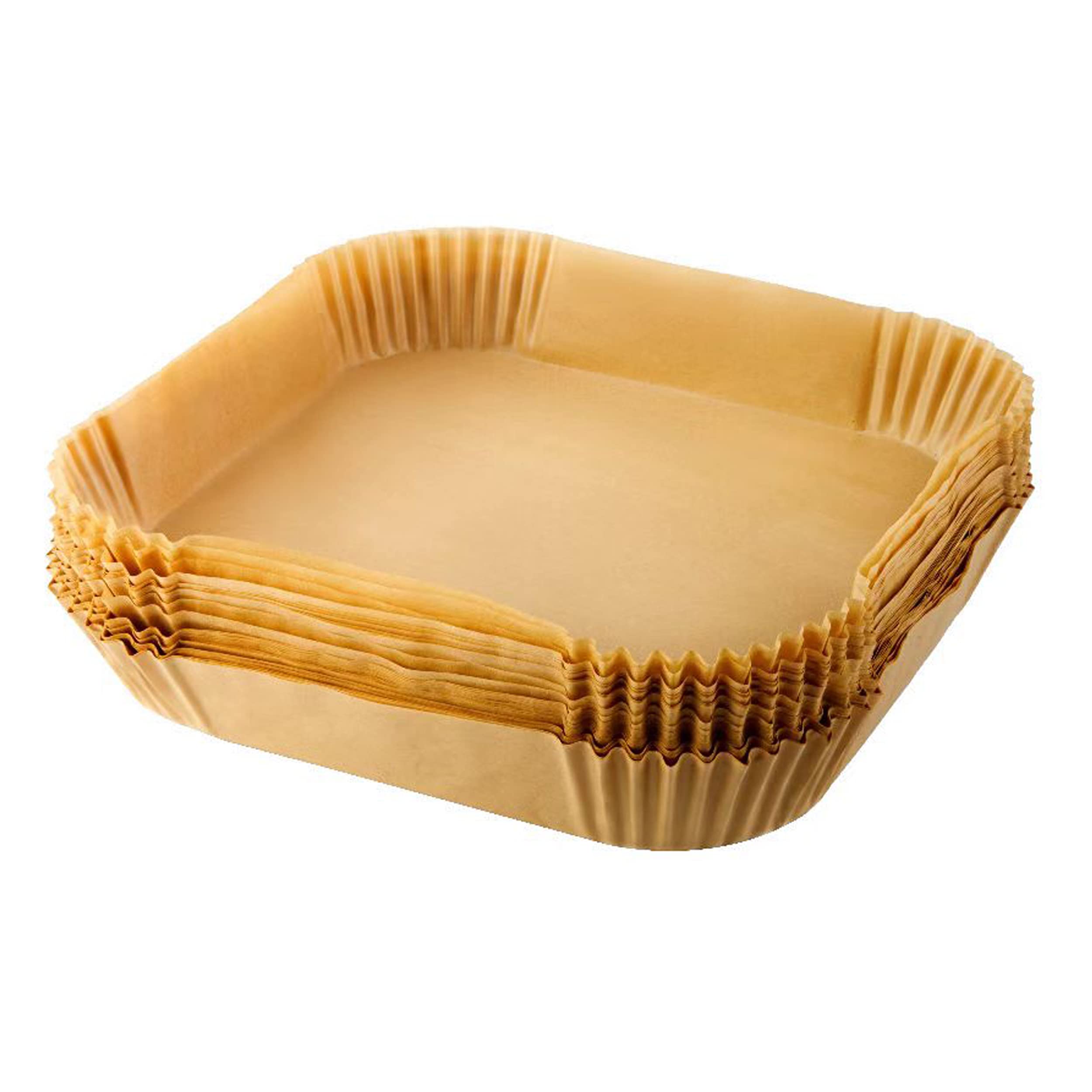 8.9 inch Air Fryer Disposable Paper Liner for Power XL,Gowise USA,Philips Air Fryer,100 Pcs Square Air Fryer Parchment Liners for 5-7QT Air Fryer,Non-stick Liners for Air Fryer,Air Fryer Accessories