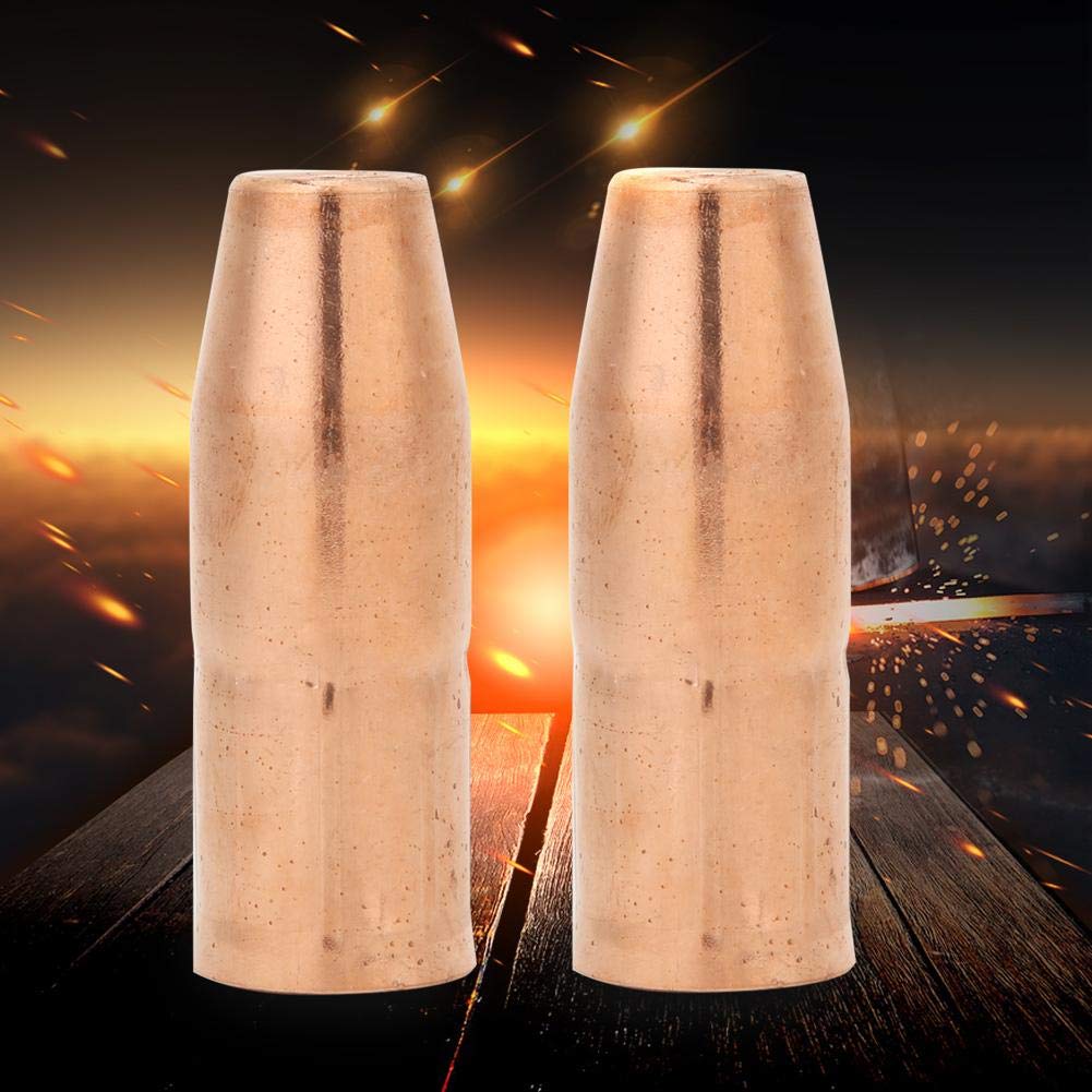 2pcs 169-725 MIG Welding Nozzles 5/8inch Recessed Tip Fit for Miller M25 M40 Hobart Gun