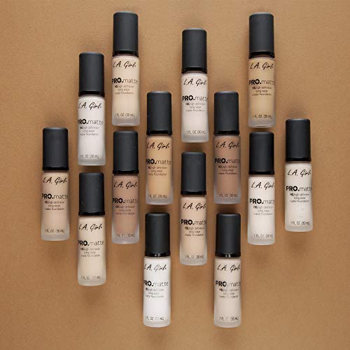 L.A. Girl Pro Matte Foundation, Beige, One Size