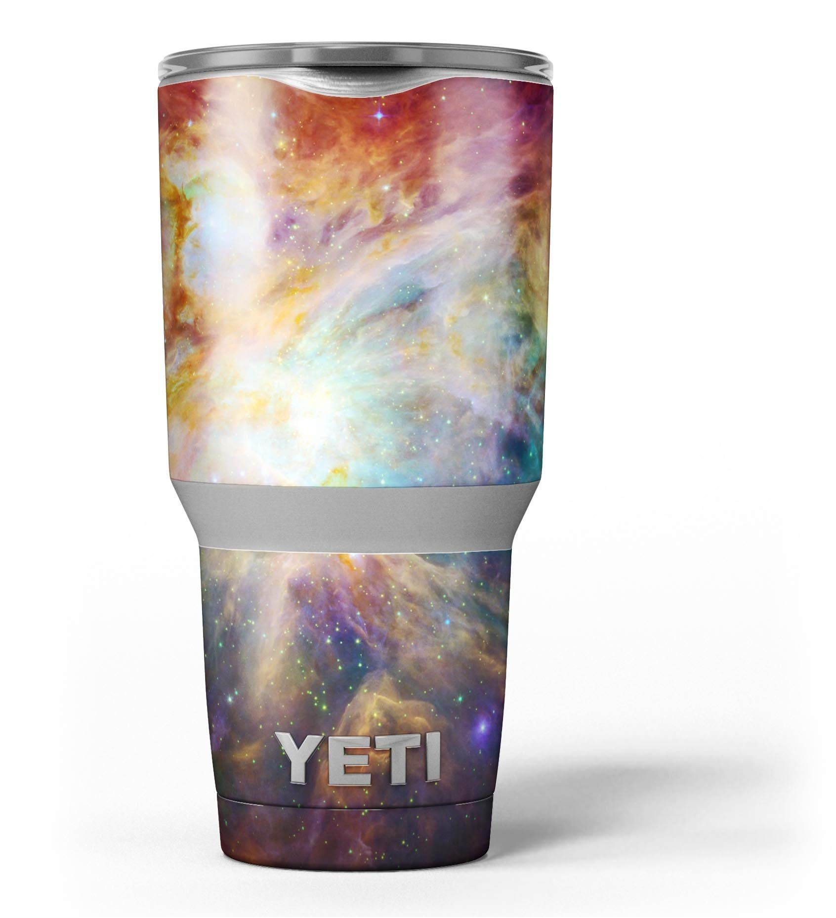 Design Skinz Mutli-Colored Clouded Universe - Skin Decal Vinyl Wrap Kit Compatible with The Yeti Rambler Cooler Tumbler Cups
