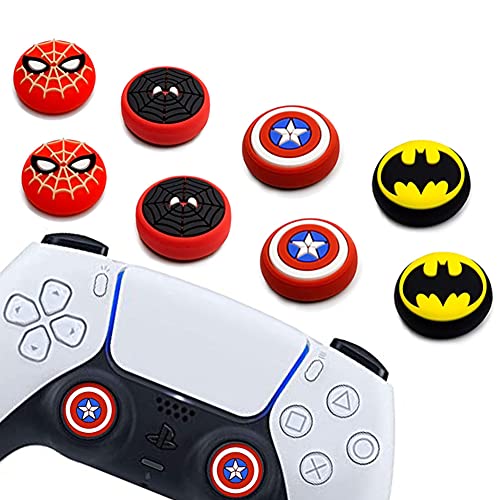 2PCS Analog Thumb Grip Cover, Dualsense Wireless Controller Game Remote Joystick Cap, Magical Non-Slip Silicone Grip Protective Cover, Suitable for PS5/PS4/Xbox one/360/NS PRO
