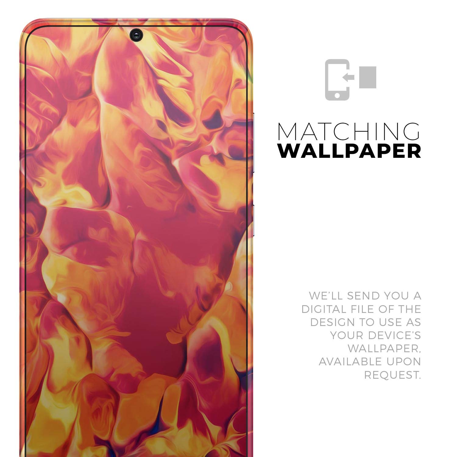 Design Skinz Blurred Abstract Flow V54 Protective Vinyl Decal Wrap Skin Cover Compatible with The Samsung Galaxy S20 (Screen Trim & Back Glass Skin)