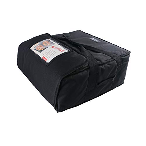 YOPRAL Professional Insulated Pizza Delivery Bag 20” x 20” x 9”, Durable Warmer Food Delivery Bag for Restaurant,Postmates,Catering