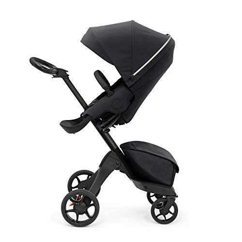 Stokke Xplory X, Signature - Luxury Stroller - Adjustable for Both Baby & Parents’ Comfort - Padding & Harness for Added Safety - Folds in One Step