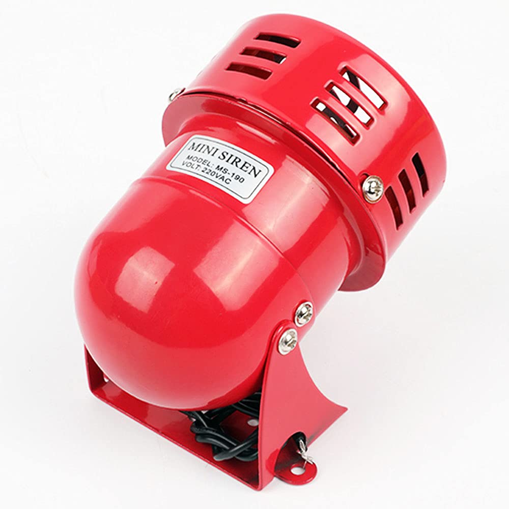 BAYM® AC 110V Horn 120dB MS-190 Industrial Motor Alarm Bell Siren Horn Sound Buzzer Alarm