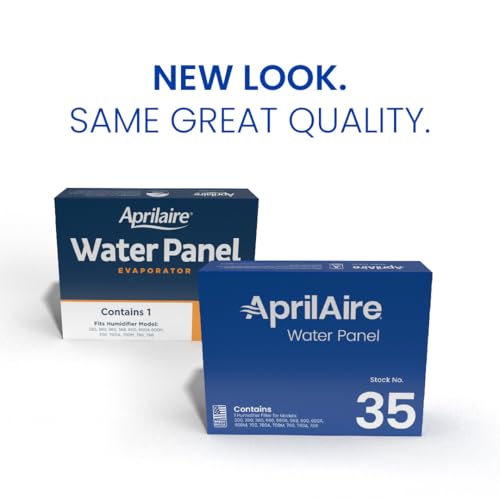 AprilAire 35 Water Panel Humidifier Filter Replacement for AprilAire Whole-House Humidifier Models 350, 360, 560, 560A, 568, 600, 600A, 600M, 700, 700A, 700M, 760, 760A, 768 (Pack of 4)
