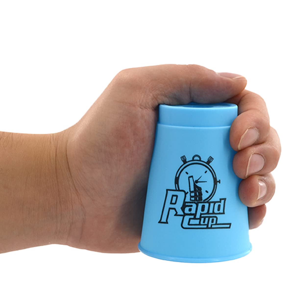 Erlsig 12 Pack Stacking Cups, M Size Quick Stack Cups Set Speed Training Game for Travel Party Challenge Competition, Blue