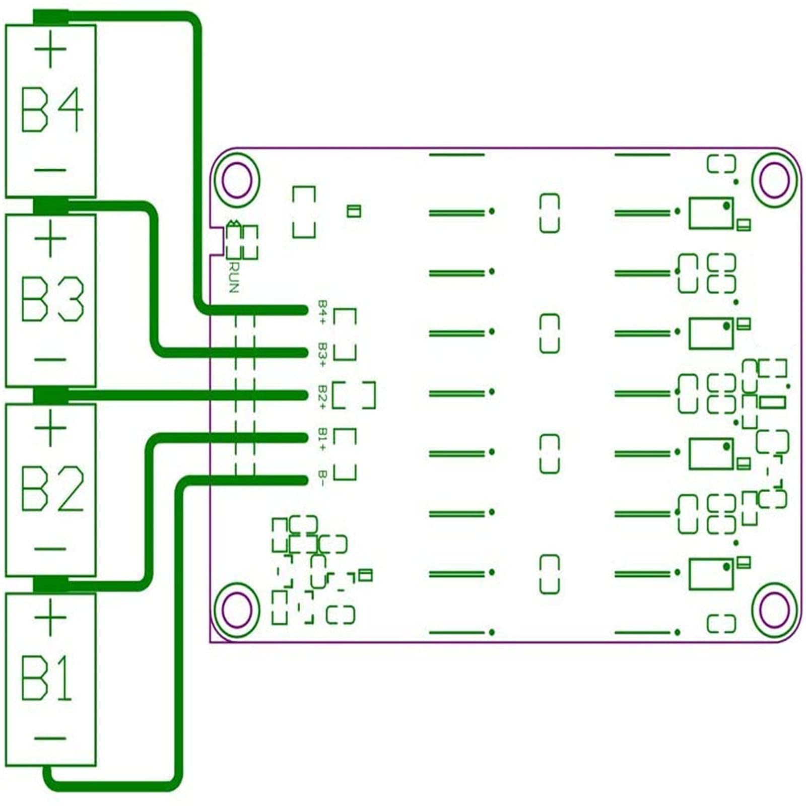 3S 4S 5A Balancer Whole Group Active Equalizer Lifepo4 Lipo Lto Lithium Active Battery Energy Transfer Equalization Capacitor + Protective Case