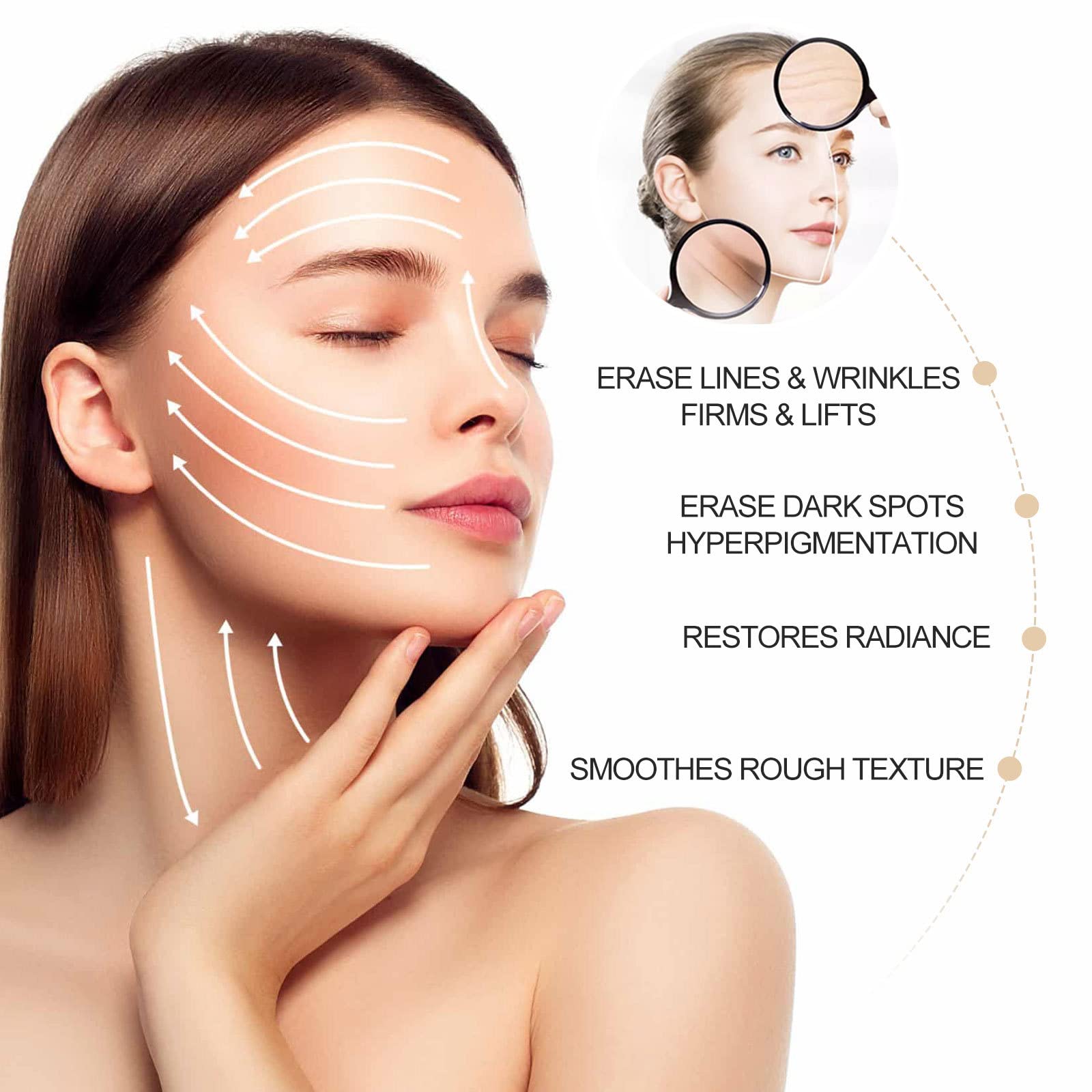 3Pcs Anti-Aging Daily Serum,Advanced Collagen Boost Anti-Aging Serum,Erase lines & WrinklesFirms & Lifts Restores RadianceSmoothes Rough Texture