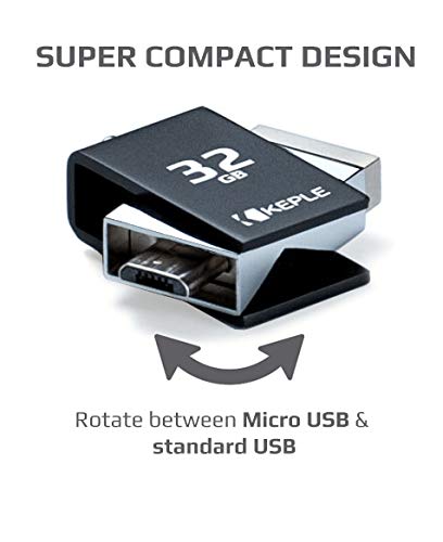 32GB USB Stick OTG to Micro USB 2 in 1 Pen Flash Drive Memory Stick 2.0 Compatible with Samsung Galaxy Tab E 9.6, 4 7.0, 4 8.0, 4 10.1, 3 7.0, 3 8.0, 3 10.1, Pro 8.4, Pro 10.1 Tablet 32 GB Thumb Drive