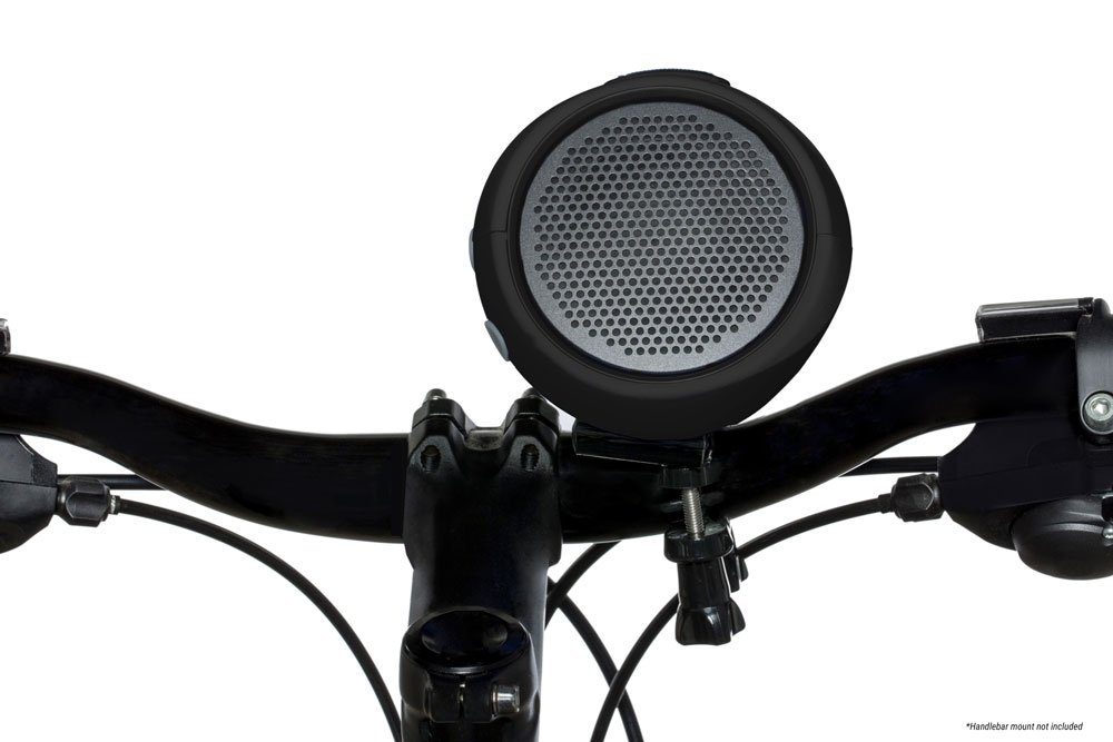 Braven 105 Wireless Portable Bluetooth Speaker [Waterproof][Outdoor][8 Hour Playtime] with Action Mount/Stand - Black