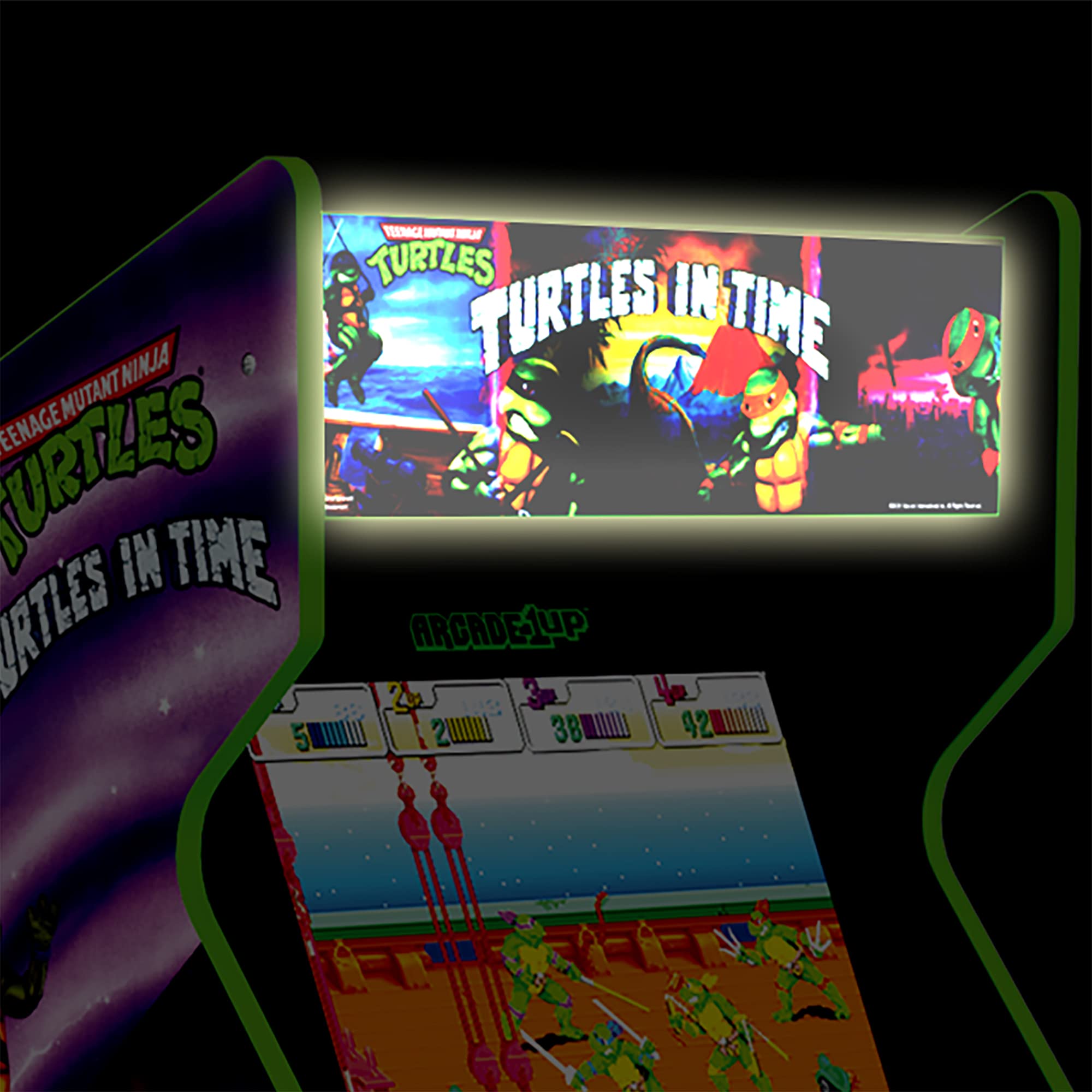 Arcade1Up Teenage Mutant Ninja Turtles Arcade Machine w/ Riser