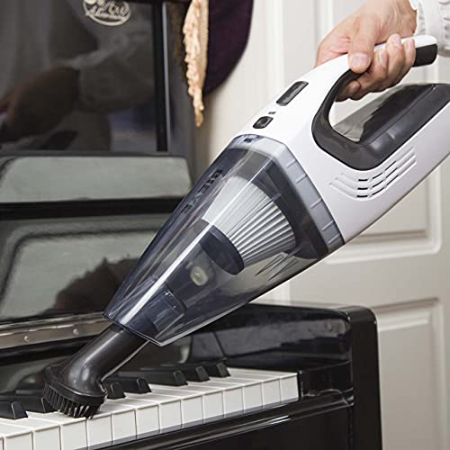 Bieye Cordless Stick Vacuum Cleaner Lightweight Handheld Vacuum with Floor Brush for Household Car Cleaning, 5x2200mah Batteries 1A Fast Charger 100W Motor HV01