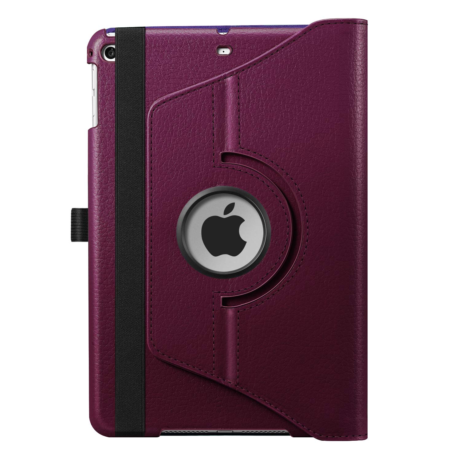 Fintie Rotating Case for iPad Mini 5th Generation 2019 / iPad Mini 4 (7.9 Inch) - 360 Degree Rotating Smart Stand Protective Back Cover, Auto Sleep/Wake Feature, Purple