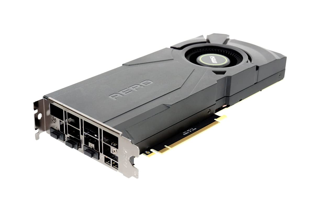 MSI NVIDIA GeForce RTX 2080 Ti AERO 11GB GDDR6 HDMI/2DisplayPort PCI-Express Video Card