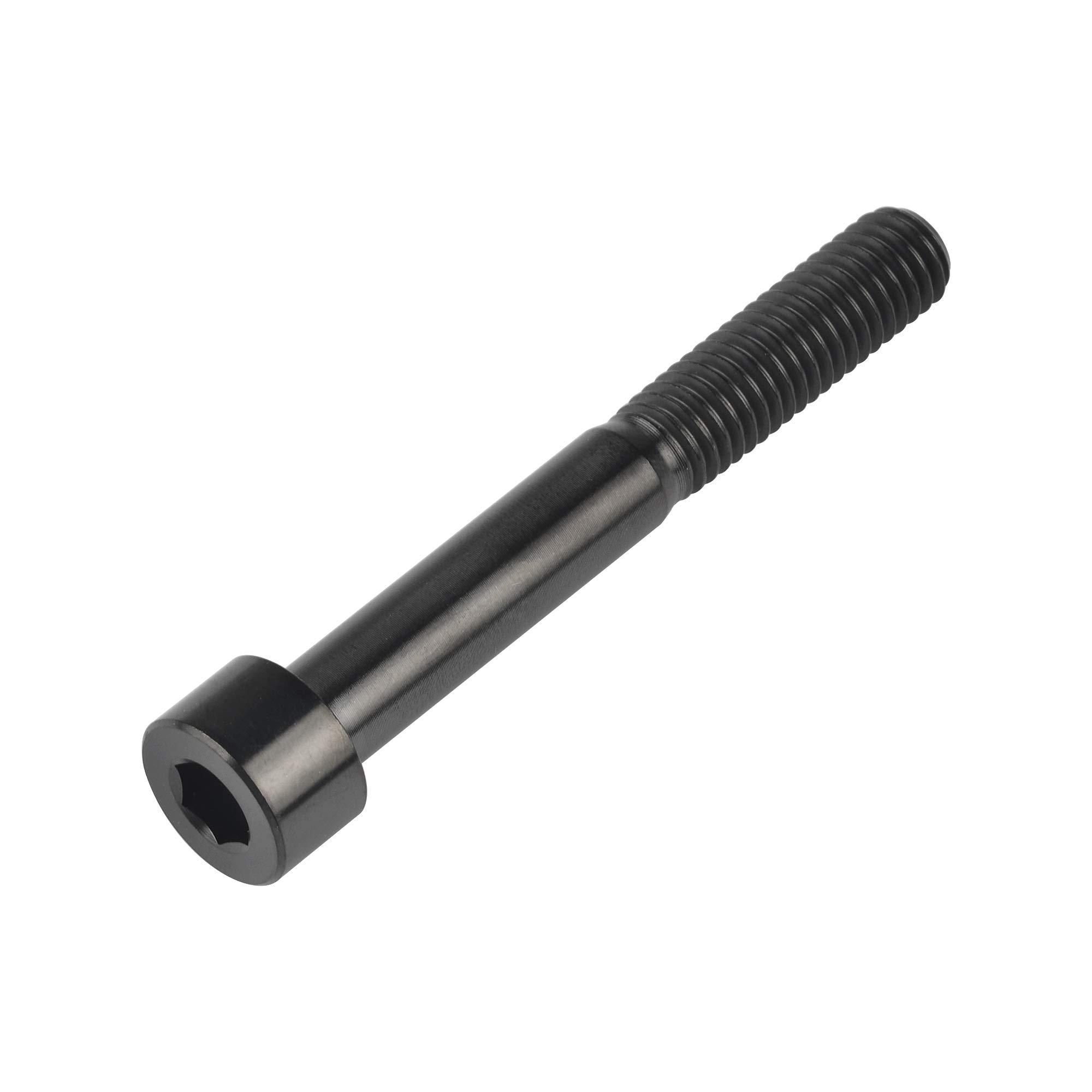 Wanyifa Titanium Ti M8 x15 20 25 30 35 40 45 50 60m 1.25mm Pitch Hex Allen Socket Head Bolt Screws Pack of 4 (Square Head M8x60mm, Black)