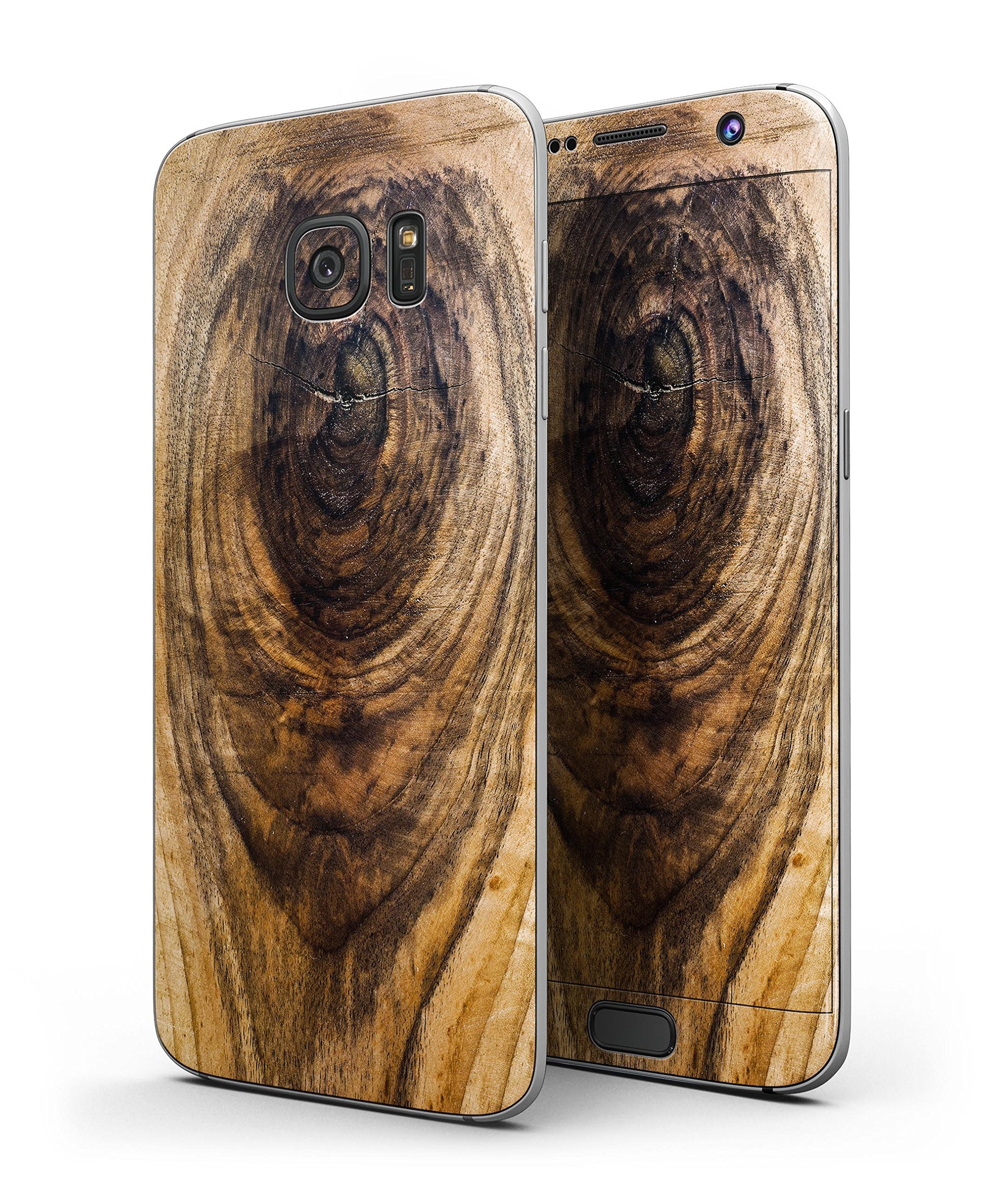 Design Skinz Design Skinz Light Knotted Woodgrain Full-Body Wrap Decal Skin-Kit for The Galaxy S9 Plus