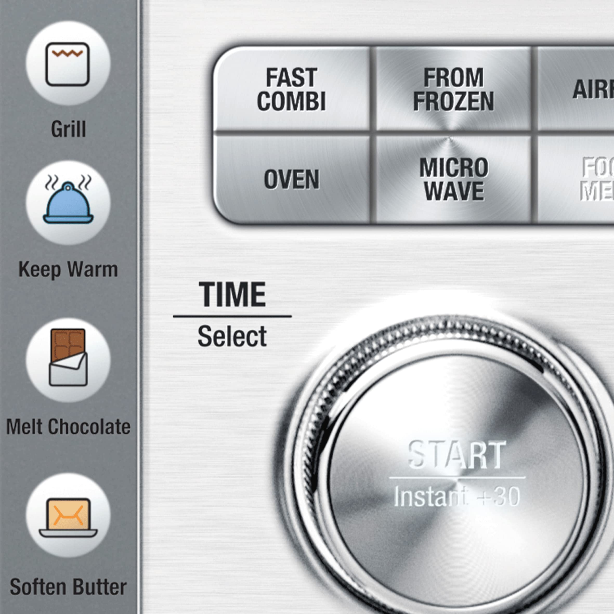 Breville BMO870BSS1BUC1 Combi Wave 3 in 1, Brushed Stainless Steel (Renewed)